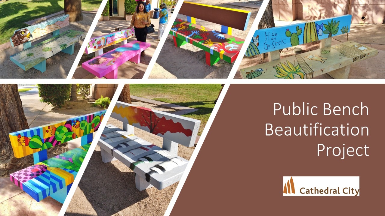 Public Bench Beautification Project - Cathedral City Public Art