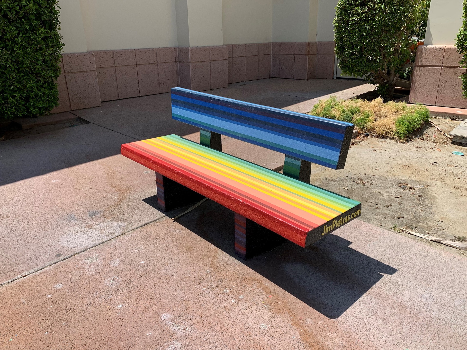 Public Bench Beautification Project Tour - Cathedral City Public Art